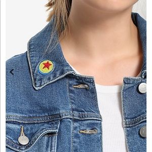 Disney | Jackets & Coats | Pixar Toy Story Jean Jacket With Hidden ...